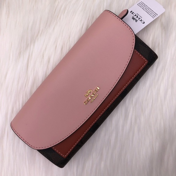 Coach | Bags | Coach Logo Slim Envelope Wallet | Poshmark
